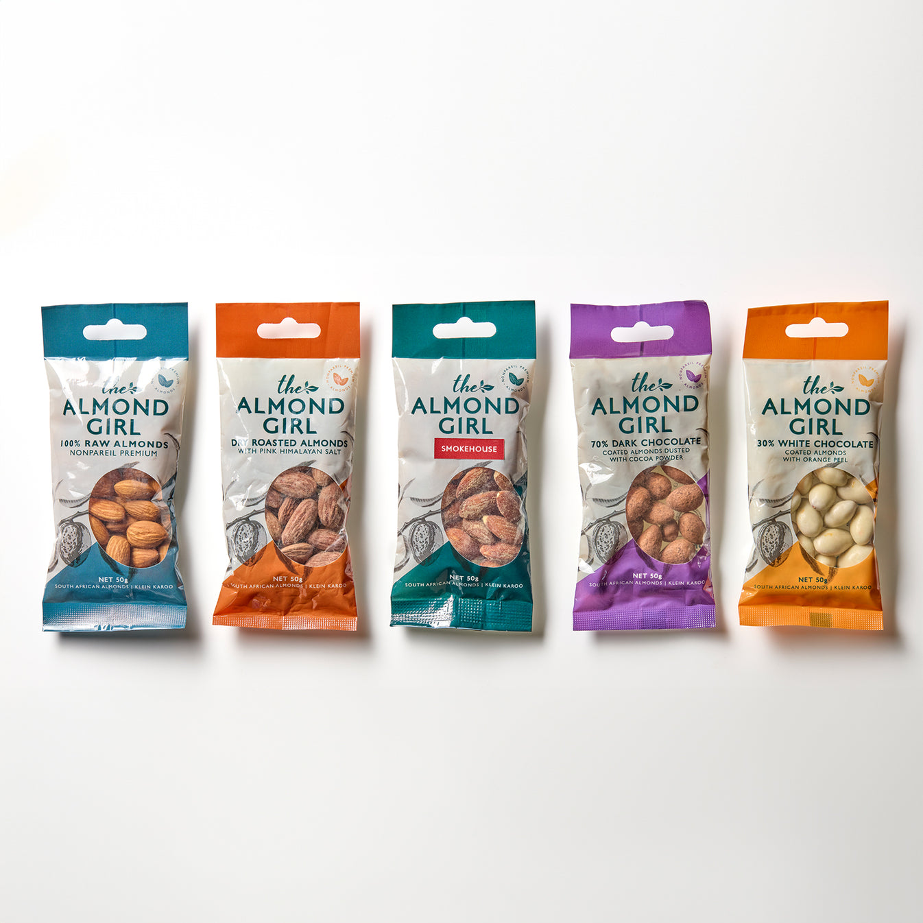 Snack Packs (5 x 50g) – The Almond Girl