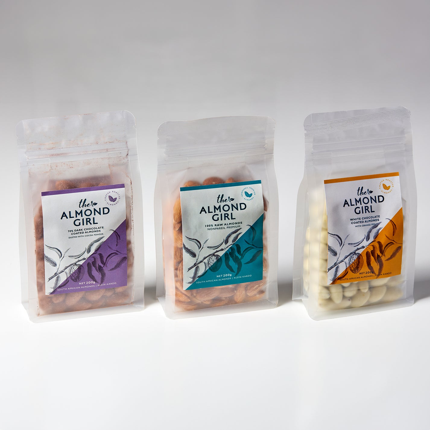 Trio Bundle (3 x 200g) – The Almond Girl